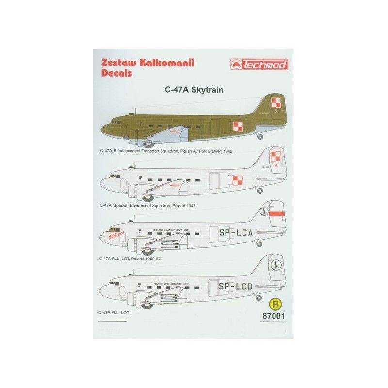 Techmod 87001 C-47 Skytrain
