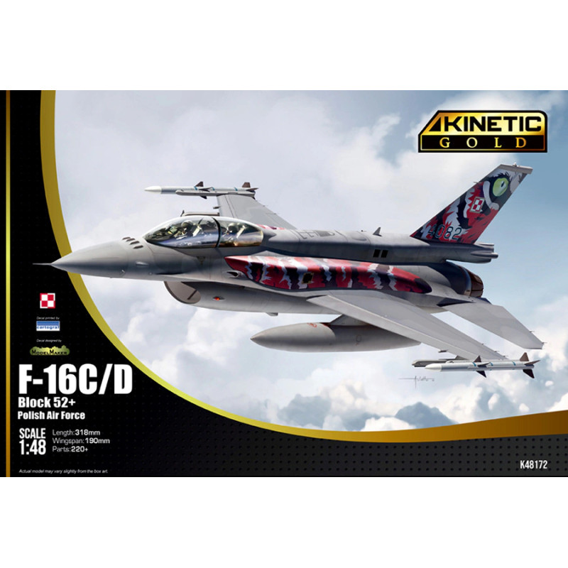 Kinetic 48172 F-16 C/D Block 52+ Polish Air Force